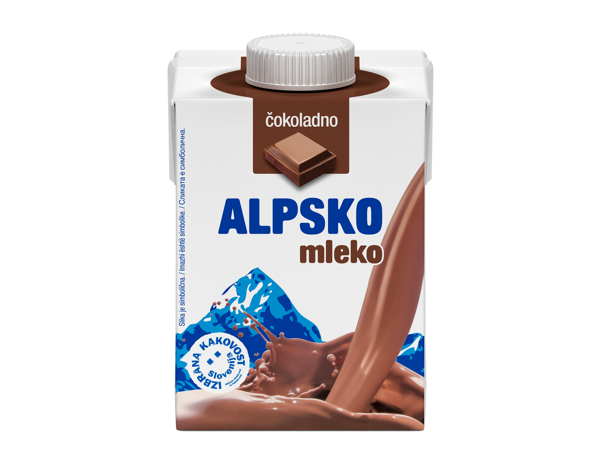 Alpsko mleko with chocolate - Ljubljanske mlekarne