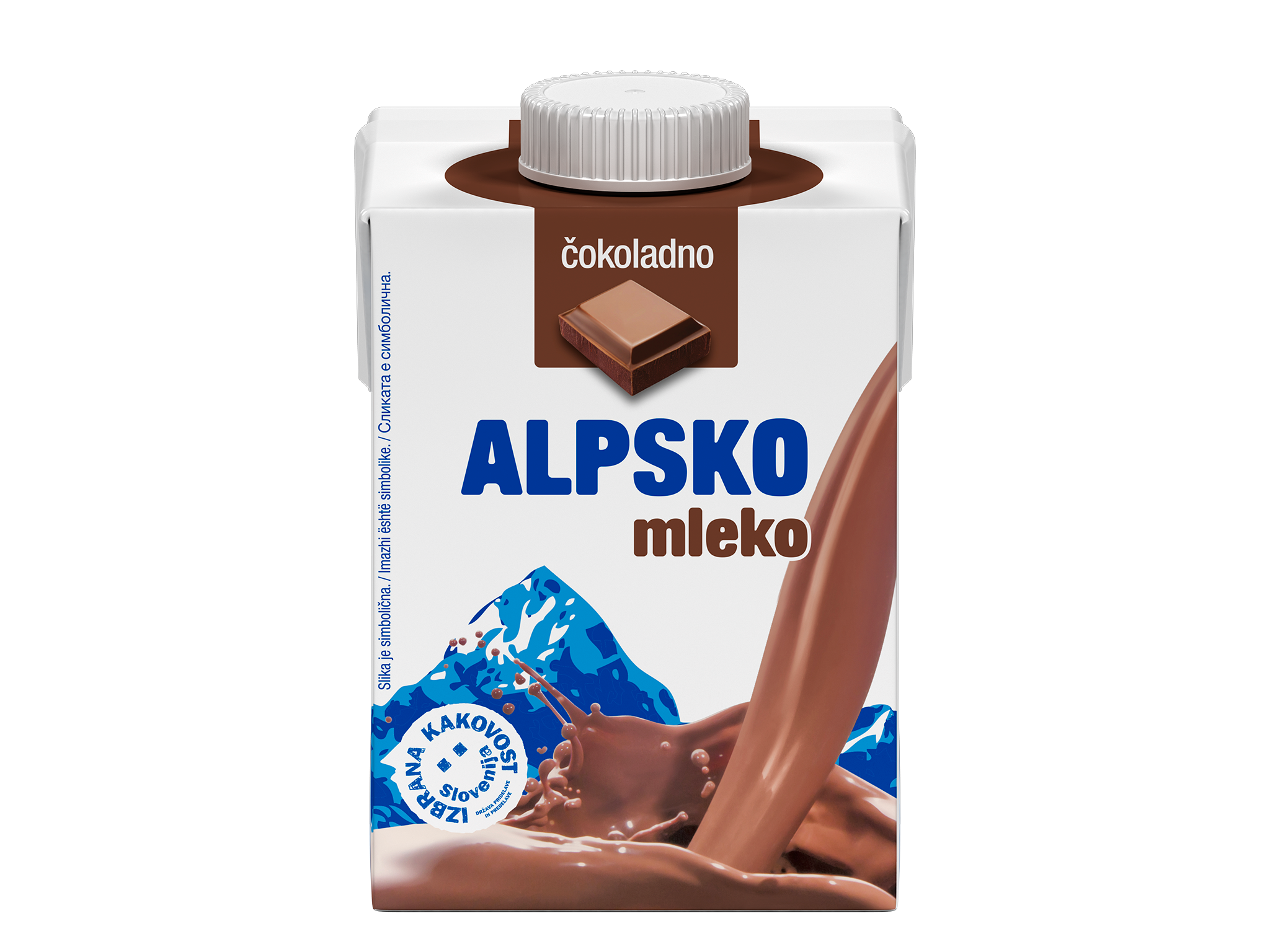Alpsko mleko with chocolate - Ljubljanske mlekarne